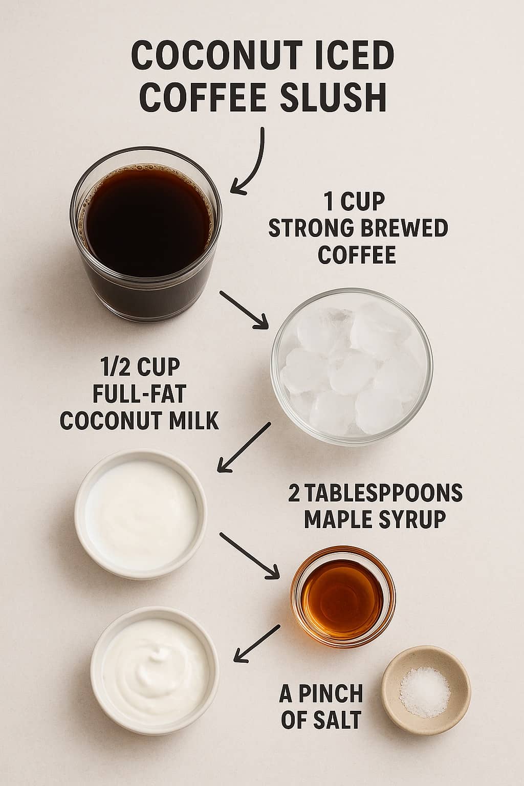 Coconut Iced Coffee Slush Recipe - Cooks & Coffee